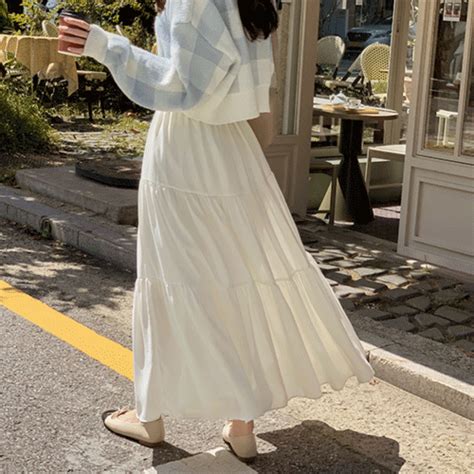 🔥블프데이 할인🔥 ⚡️부분 오늘출발⚡️ 1000장 돌파 부드럽게 살랑이는 캉캉 플레어 스커트 Sk5920 부분빠른출발