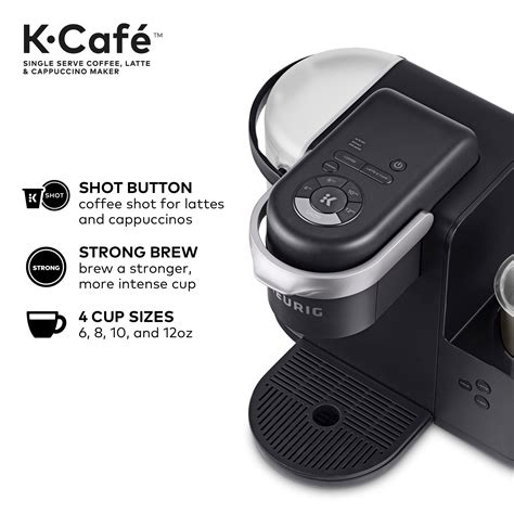 Keurig K Cafe Single Serve K Cup Coffee Maker Latte Maker And