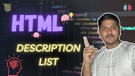 Understanding Html Description Lists Easy Tutorial For Beginners