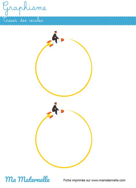 Graphisme Tracer Des Cercles Ma Maternelle