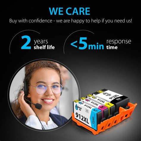 Buy HP 912XL Multipack Black Cyan Magenta Yellow Compatible Ink Cartridges Smartink Pro