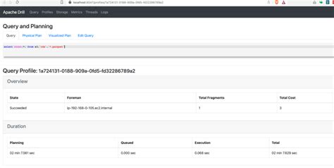 Run Sql Queries Directly On S3 Backup Of Aws Rds Using Apache Drill