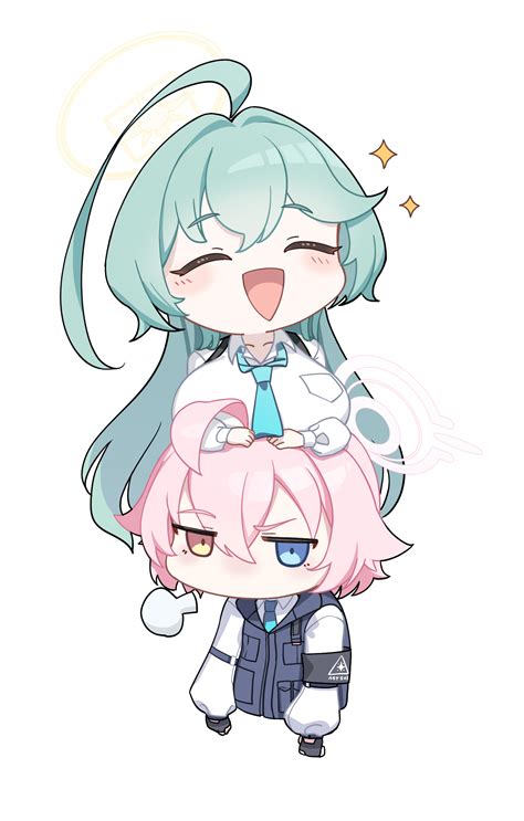 Hoshino Hoshino And Yume Blue Archive Drawn By Pjman Danbooru