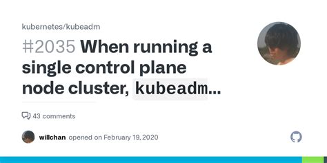 When Running A Single Control Plane Node Cluster `kubeadm Upgrade` Hangs After Printing