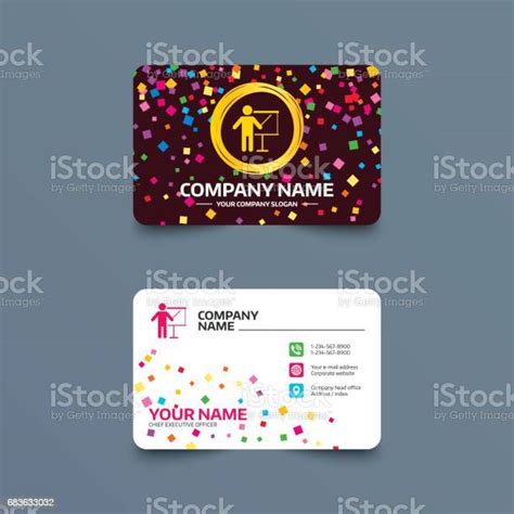 演示文稿看板標誌圖示向量圖形及更多互聯網圖片 互聯網 人 代幣 Istock