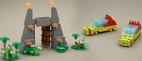 Cool Stuff Custom Mini Jurassic Park Lego Set Is Adorable