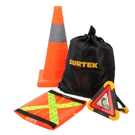 Jsv4 Juego Combinado De Herramientas Para Seguridad Vial 4 Piezas