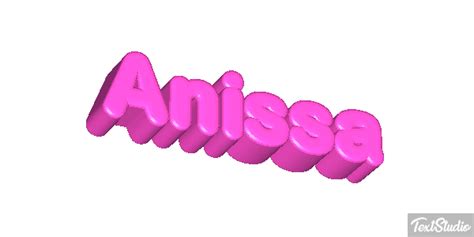 Anissa Name Animated  Logo Designs