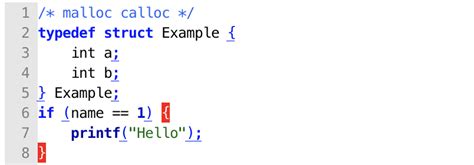Vimrc Syntax Highlighting For Two Components Of C Syntax Vi And Vim
