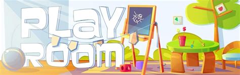 어린이 장난감 장면 프리미엄 벡터