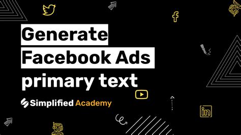 how to write facebook ad primary text that converts simplified academy