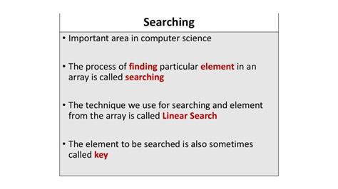 Searchsortrecursion Ppt Download