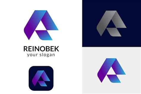 Premium Vector R Gradient Logo Design Template