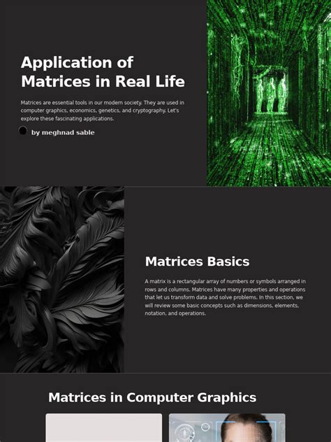 Application Of Matrices In Real Life Pdf Encryption Matrix