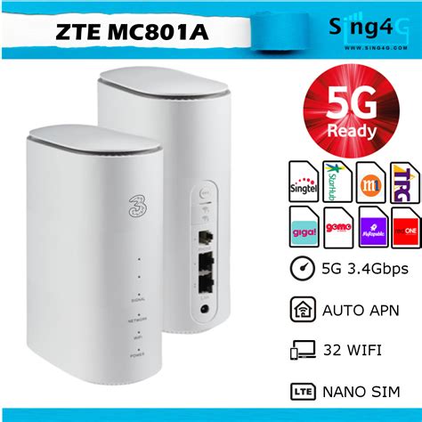 5g 3 4gbps Sim Router Zte Mc801a Mc888 G5b Support All Sim Global