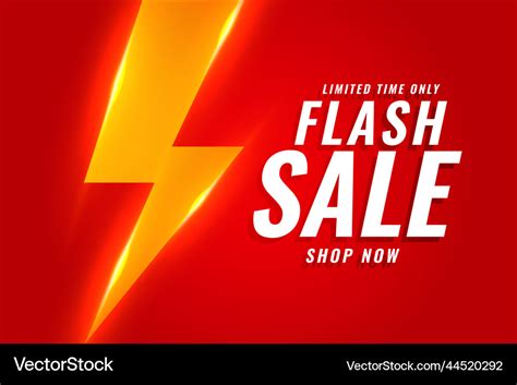Flash Sale Modern Banner Design Royalty Free Vector Image