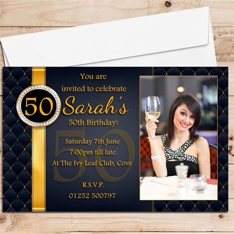 Birthday Invitations 50th Ideas 50th Birthday Invitations And Invitation