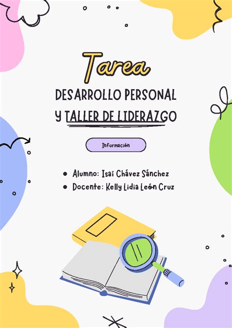 Ejercicio unidad Desarrollo Personal Información DESARROLLO PERSONAL Y TALLER DE LIDERAZGO