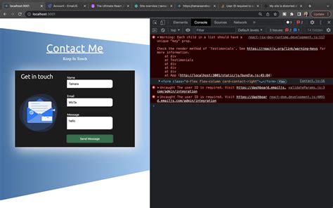Javascript User ID Required To Send Mail With Email Js Stack Overflow
