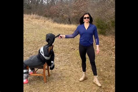 Aspiring Maga Congresswoman Performs Mock ‘execution Of Migrant In
