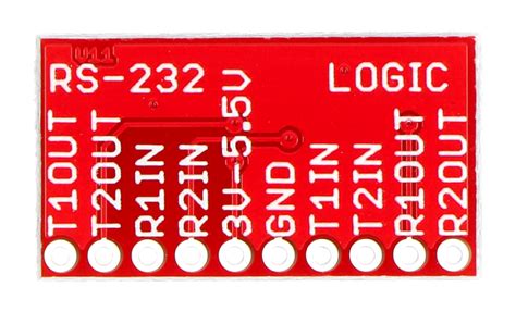 transceiver breakout max3232 3 3v 5v rs232 uart converter