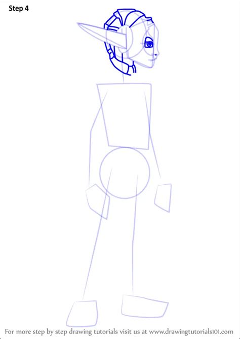 How To Draw Seem From Jak And Daxter Jak And Daxter Step By Step