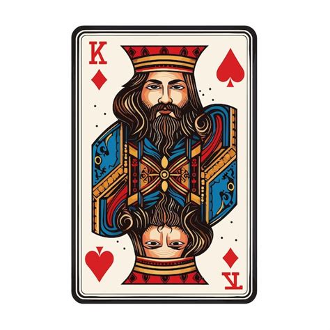 King Playing Card Premium Ai Generated Vector