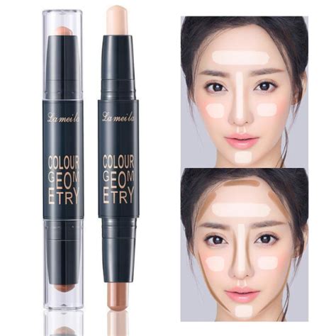 Lameila Double Ended Highlight Contour Stick Waterproof Nose Shadow