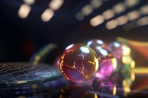 스포츠 산업의 미래 Ai 기반 선수 및 경기장 프리미엄 사진