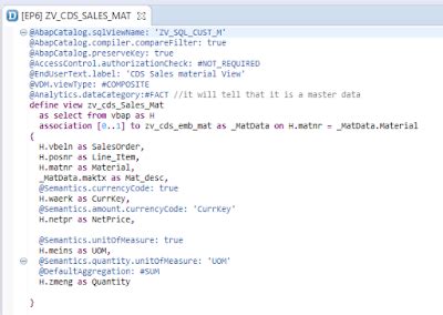 SAP ABAP Central Embedded CDS View Exposure To Fiori