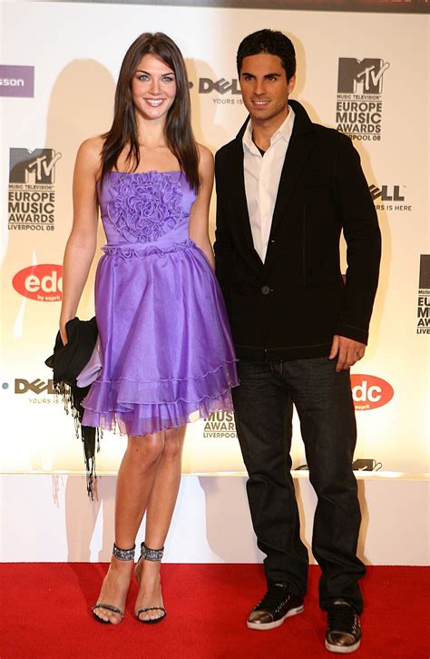 World Of Sports Mikel Artetas And His Wife Lorena Bernalpart1