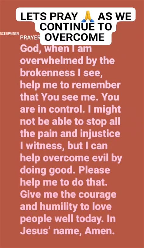 Lets Pray 🙏 As We Continue To Overcome Praytime Prayer