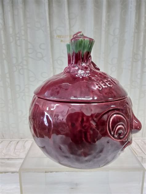 Beetroot Container With Lid 4553 Sylvac Made In England Ca Etsy