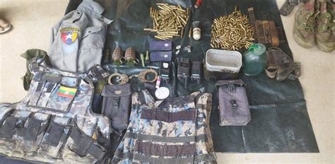 စစ်ယာဉ်တန်းကိုဒရုန်းဗုံးချခဲ့တဲ့နေရာတဝိုက် နယ်မြေရှင်းလင်းရေးလုပ်၊ စစ်သား ၂ လောင်းနဲ့ ခဲယမ်းဆက