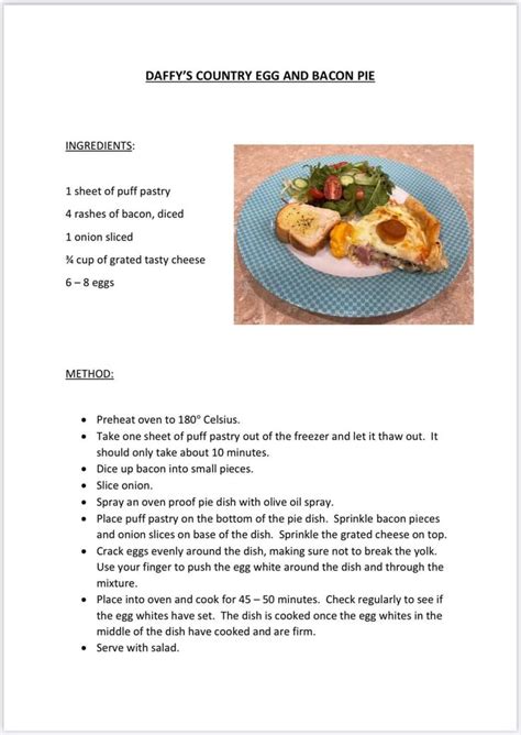 Pin By Debra Coughlan On Yummies Egg And Bacon Pie Recipes Tasty