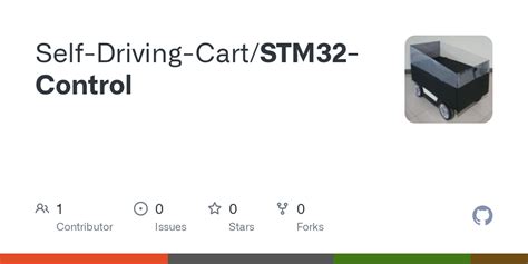 github self driving cart stm32 control