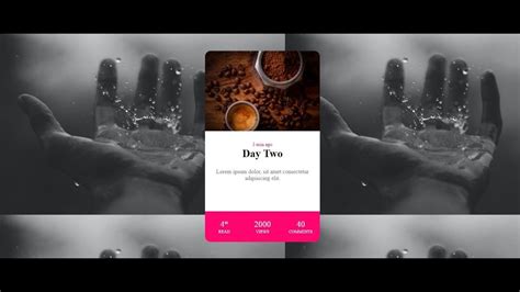 Rpg Styles Card With Hover Effect Htmlcss Learn Code Youtube