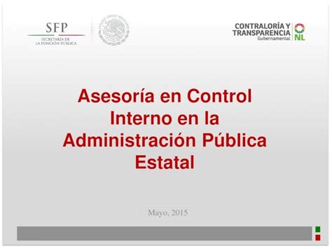 Pdf Asesoría En Control Interno En La Administración Pública