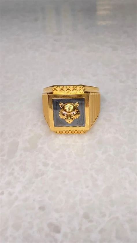 Male Men Gold Ring At Rs 103799piece In New Delhi Id 2851119094962