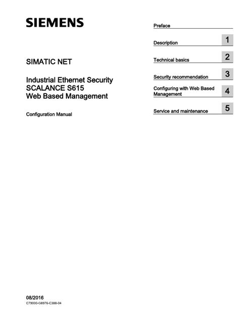 Ph Scalance S615 Wbm 76 Pdf Computer Network Virtual Private Network