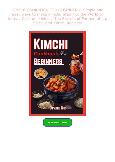️read ️online Kimchi Cookbook For Beginners Simple And Easy Ways To