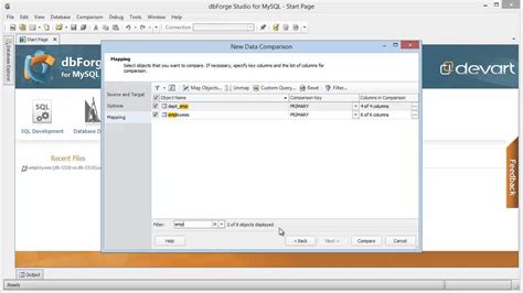 how to compare and synchronize data in mysql databases using mysql gui