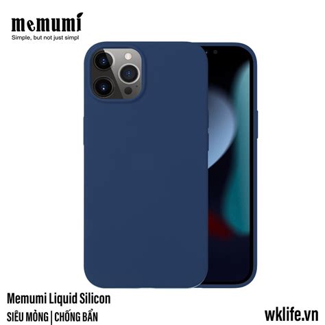 Mua Ốp Lưng Chống Bẩn Memumi Liquid Silicone Chống Bám Vân Tay Cho 13