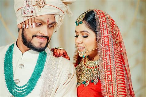 Newly Married Indian Couple Having Telegraph