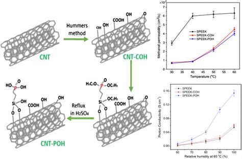 Cnt Functionalized Poh Methanol Permeability And Proton Conductivity
