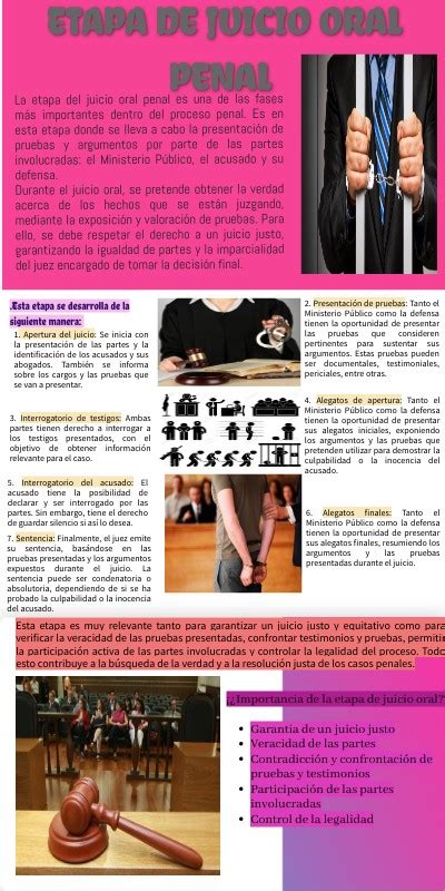 Etapa De Juicio Oral Penalmfaa Genially