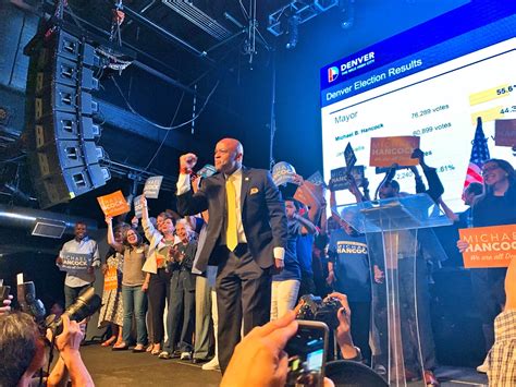 Michael Hancock Celebrates Win As Denver Mayor Westword