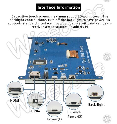 Tft X Raspberry Pi Display Ips Lcd Monitor Inch Touch Screen Raspberry Pi Pi Pi B