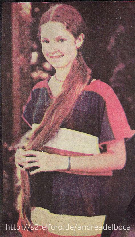 Andrea Del Boca Niña Y Mujer