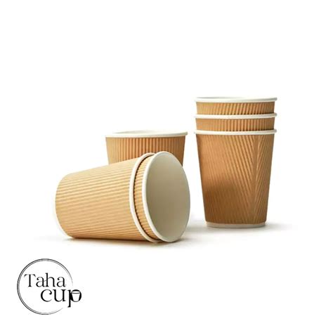 خرید لیوان کاغذی 220 سی سی عمده 50 و 2000 عددی طاها کاپ